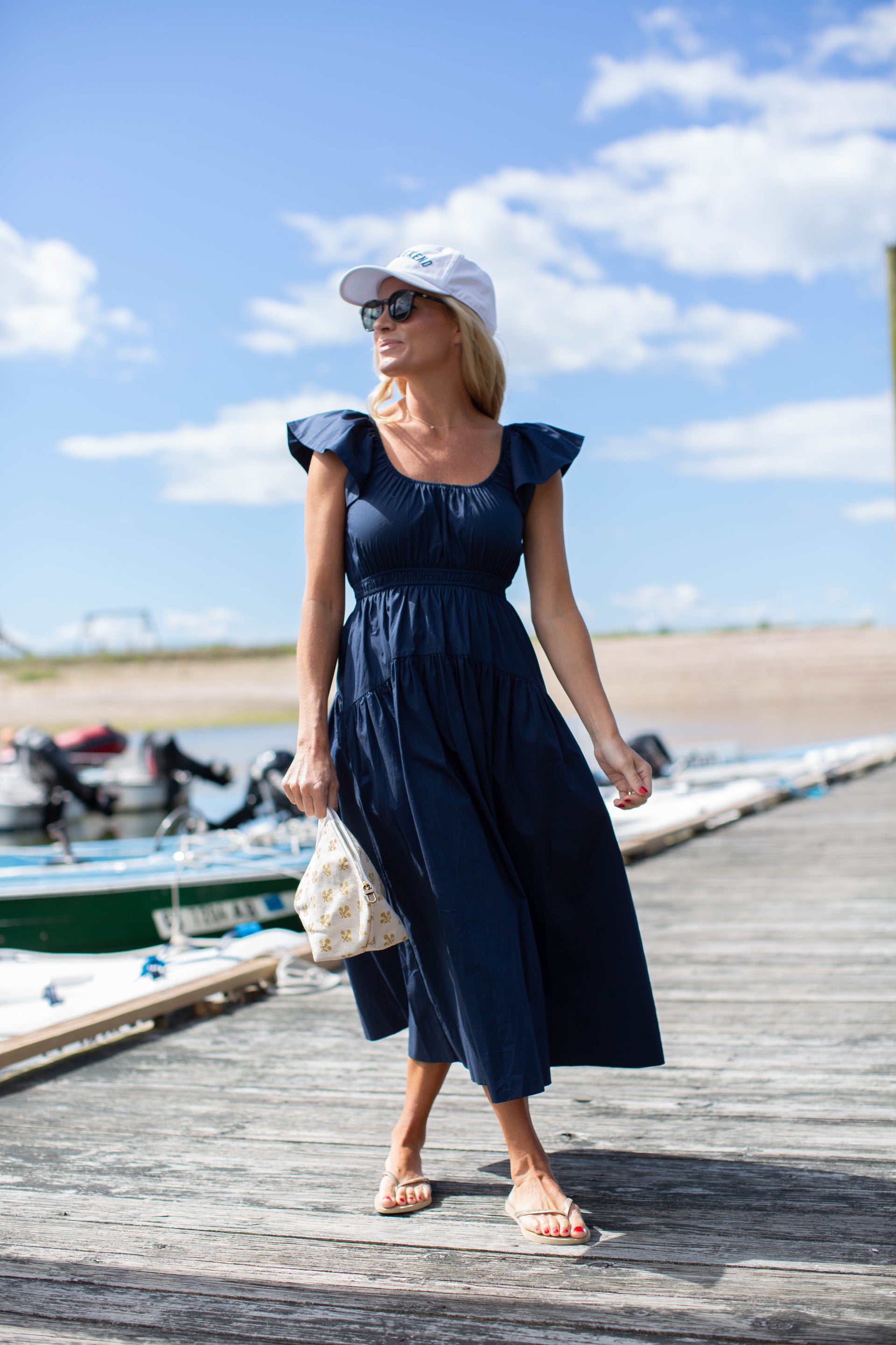 Jane Dress - Navy – Marea by Liz Joy