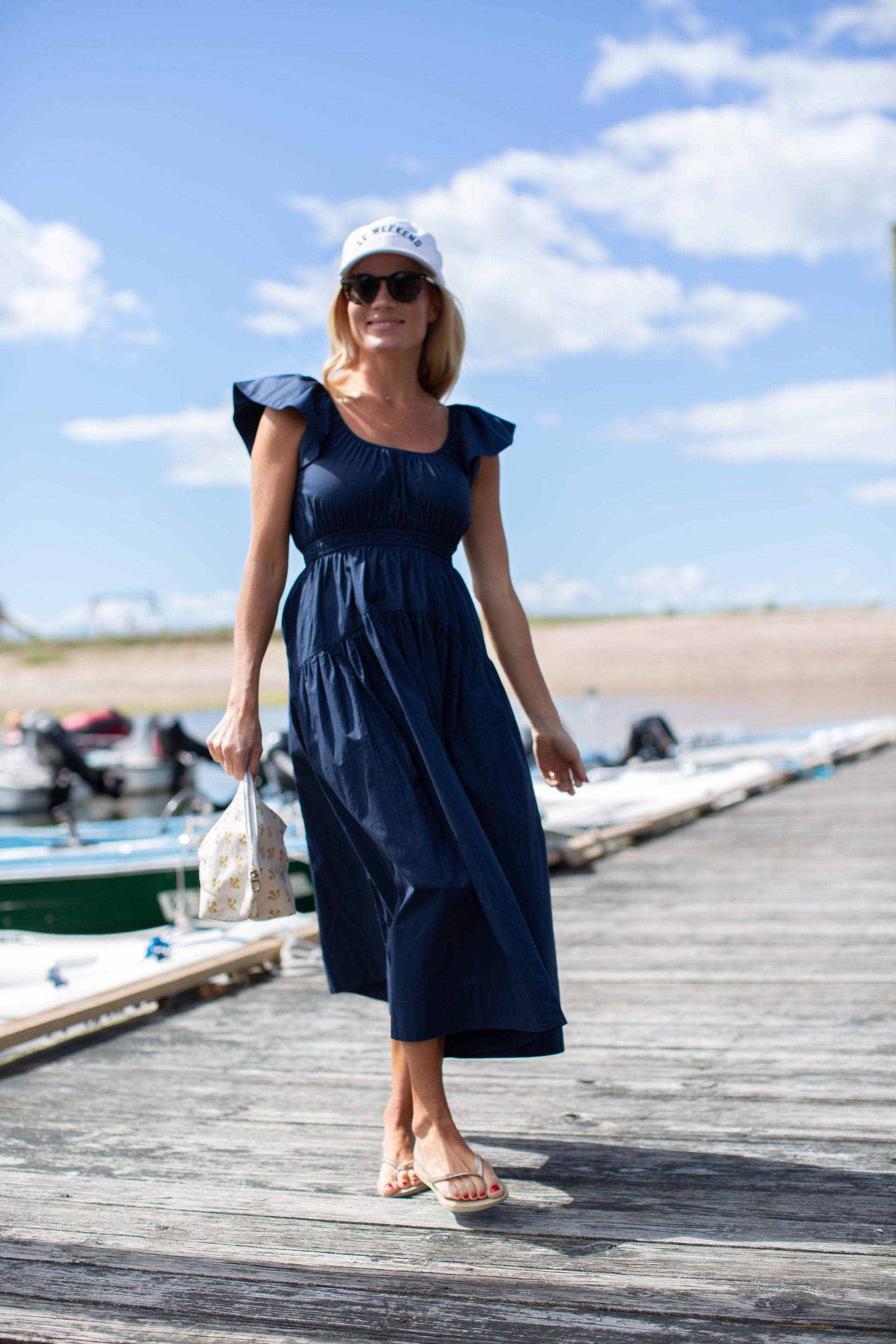 Jane Dress - Navy – Marea by Liz Joy