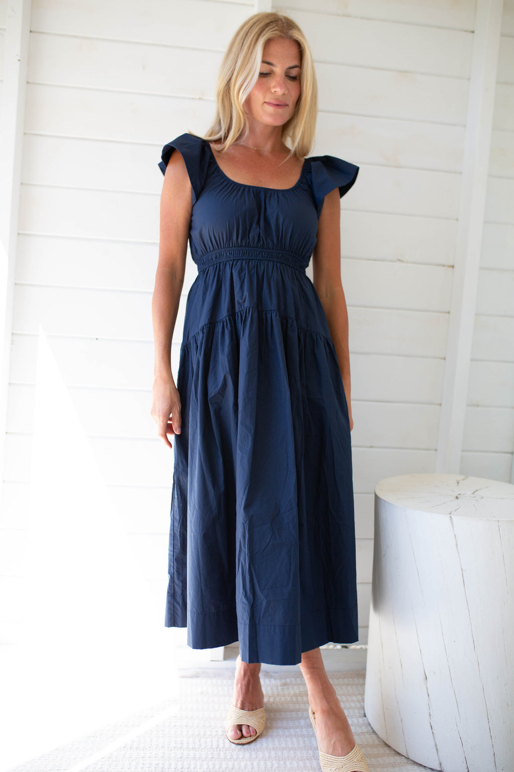 Jane Dress - Navy – Marea by Liz Joy