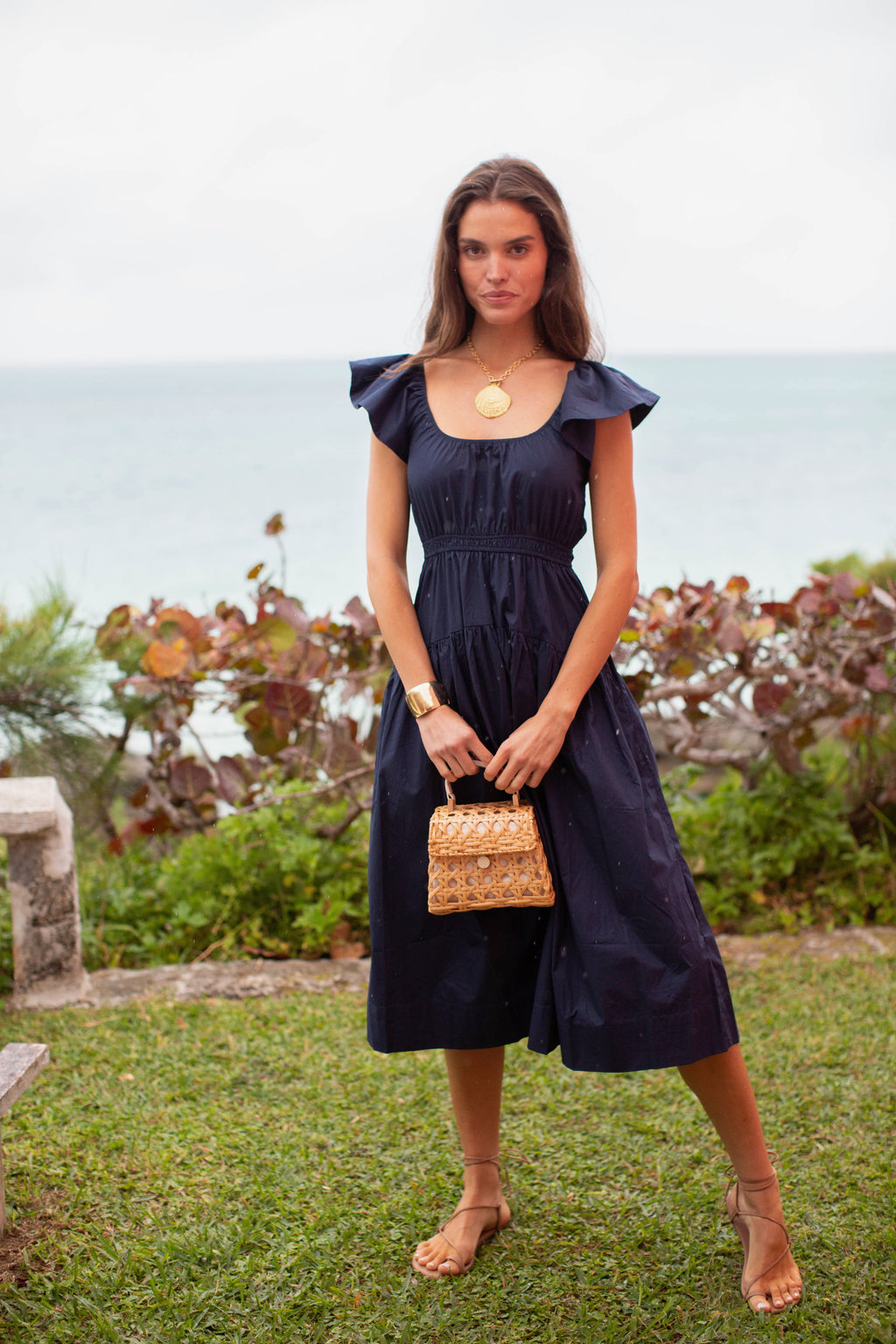 Jane Dress - Navy – Marea by Liz Joy