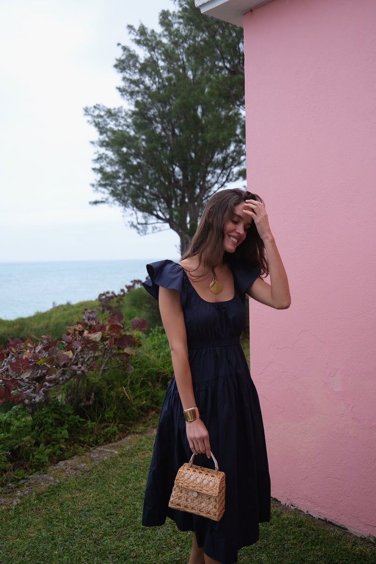 Jane Dress - Navy – Marea by Liz Joy