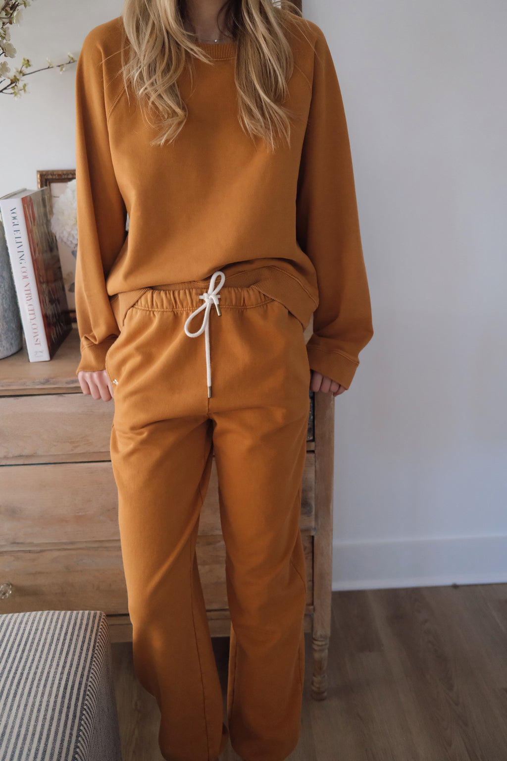 Vintage Fleece Sweatshirt - Camel – Marea by Liz Joy
