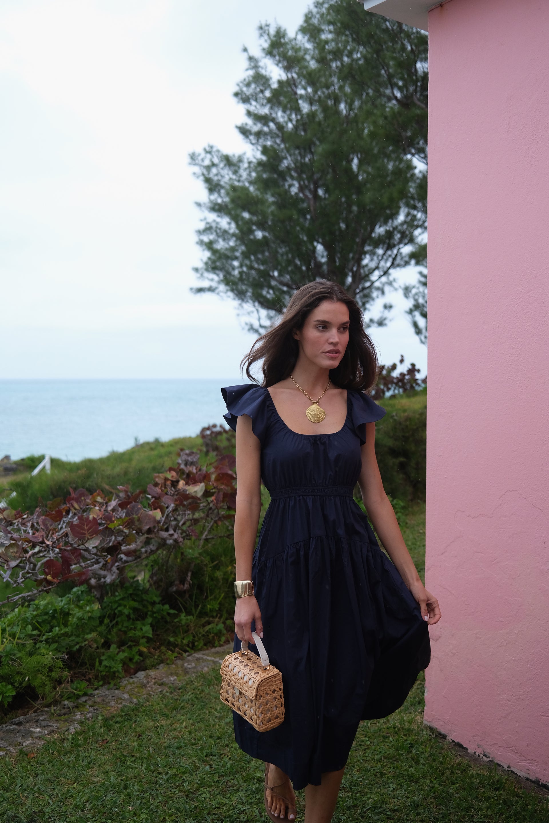 Jane Dress - Navy – Marea by Liz Joy