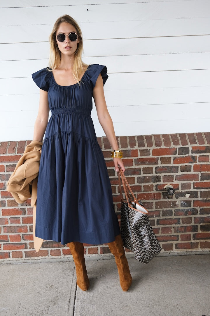 Jane Dress - Navy – Marea by Liz Joy
