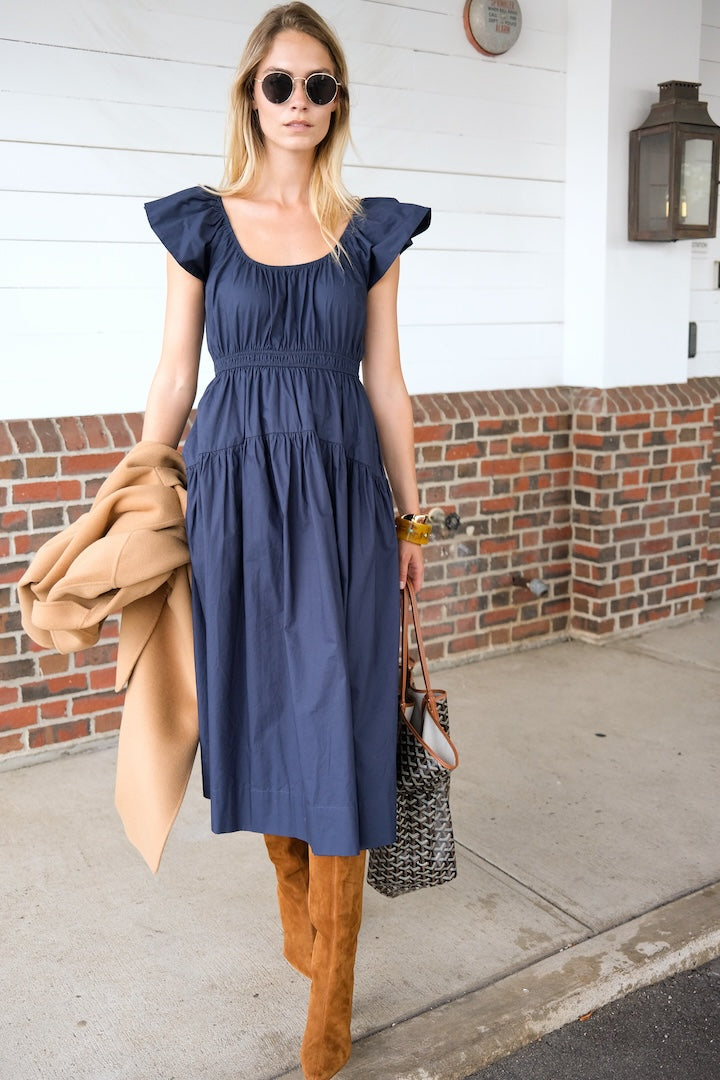 Jane Dress - Navy – Marea by Liz Joy